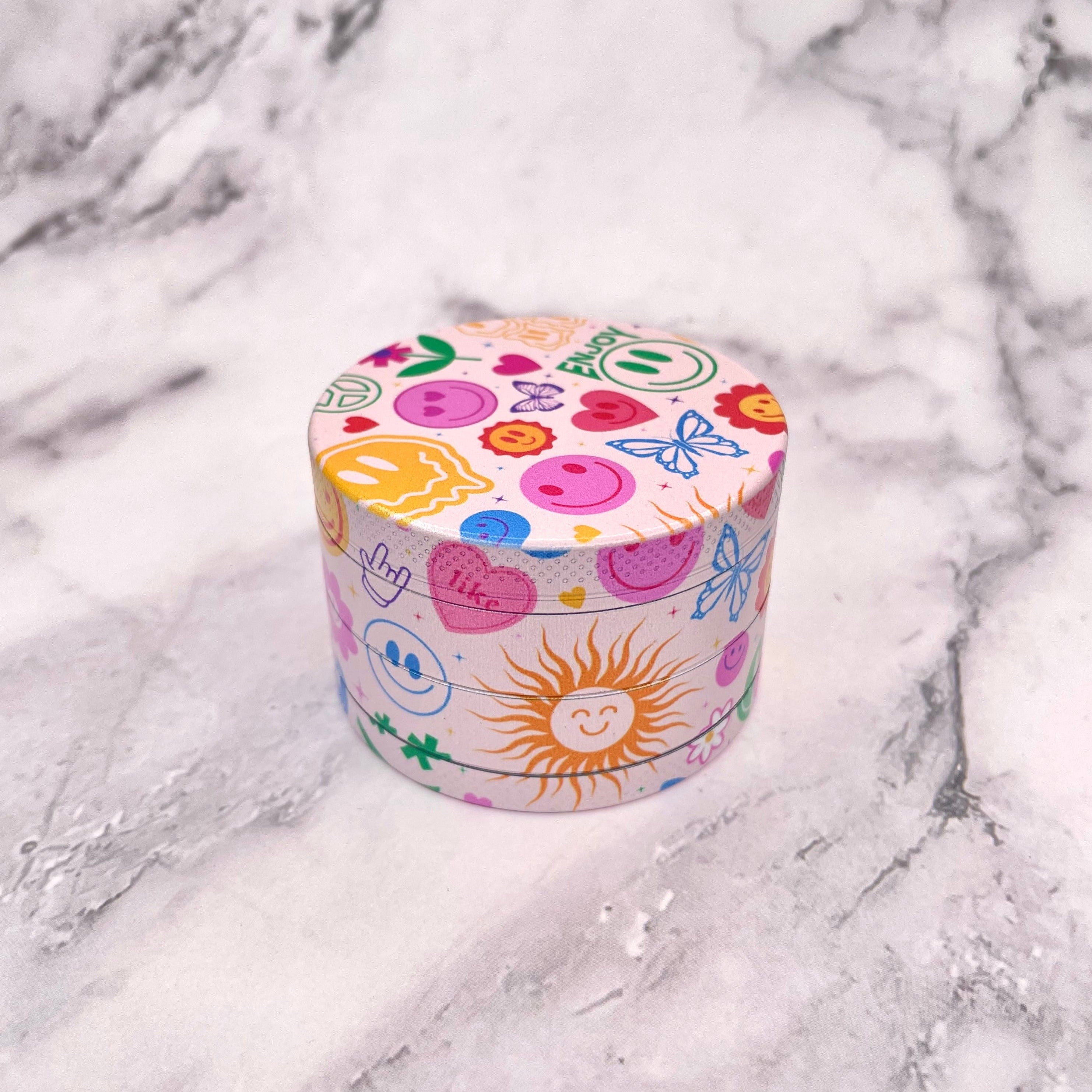 Smiley Herb Grinder | Premium Tobacco & Herbal Grinder – Madam Maryjane